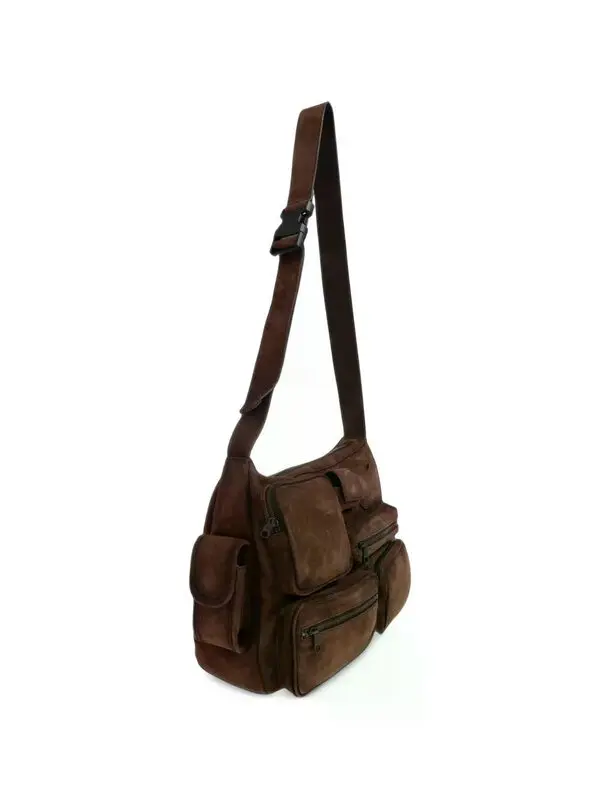 Balenciaga Superbusy Messenger Bag In Light Espresso