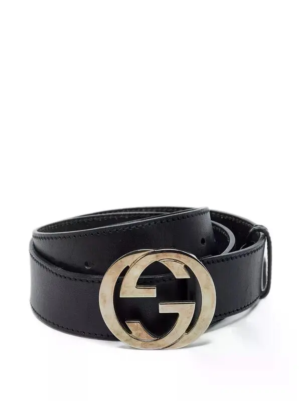 Gucci Interlocking G Leather Belt