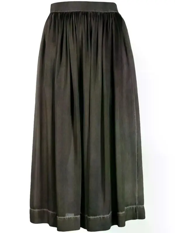 UMA WANG Ruched-detail Midi Skirt