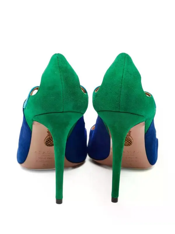 AQUAZZURA Fenix Suede Pumps
