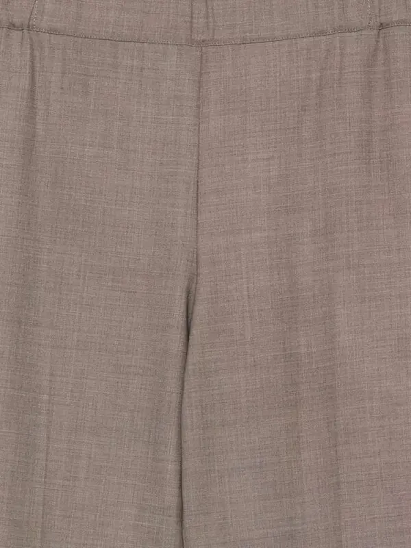 D.exterior Elasticated-waistband Turn-up Trousers
