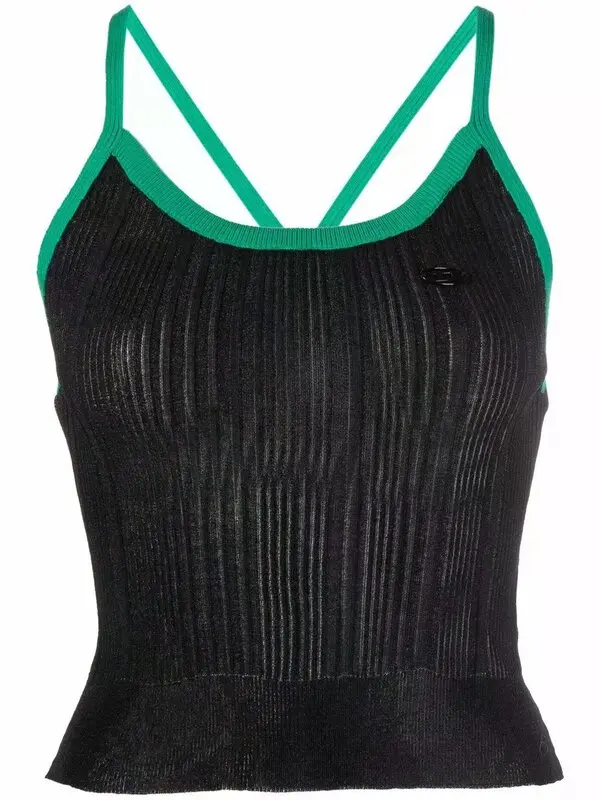 DIESEL® Pleated Two-tone Vest