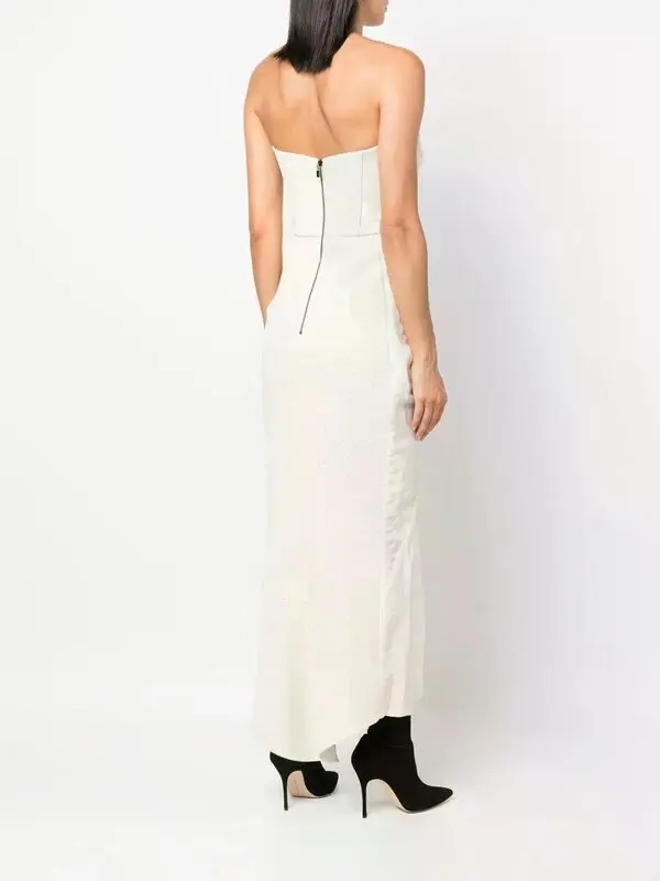 Maticevski Strapless Draped Floor-length Dress