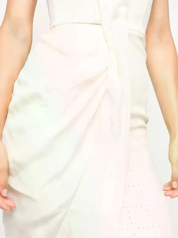 Maticevski Strapless Draped Floor-length Dress