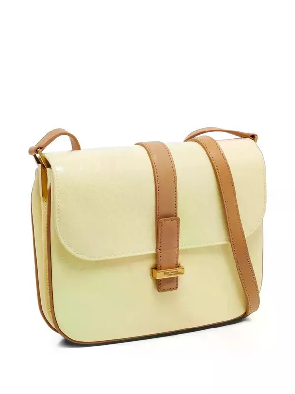 Saint Laurent 2022 Le Monogramme Embossed Shoulder Bag - Neutrals
