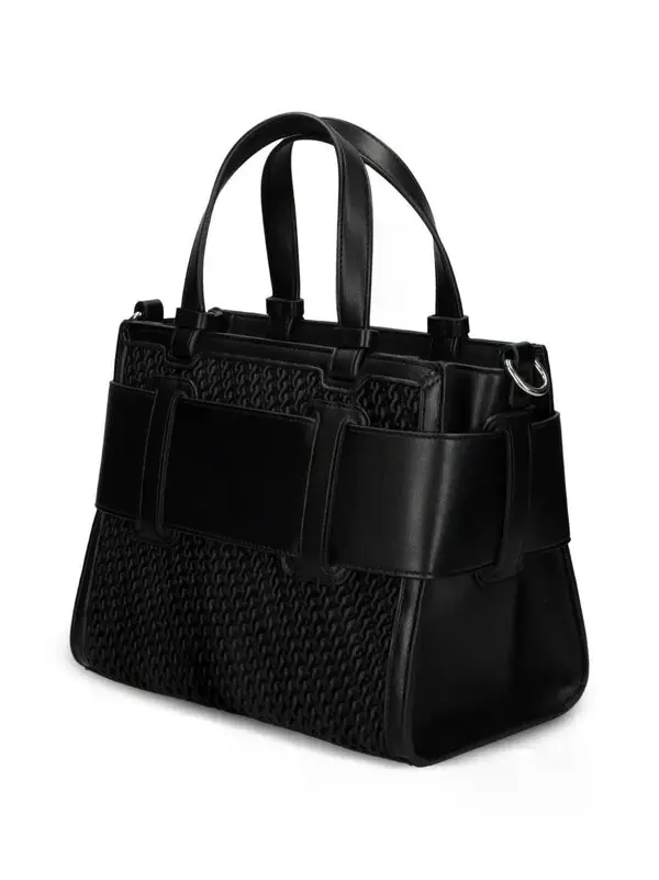 Armani Exchange Logo-plaque Woven Tote Bag