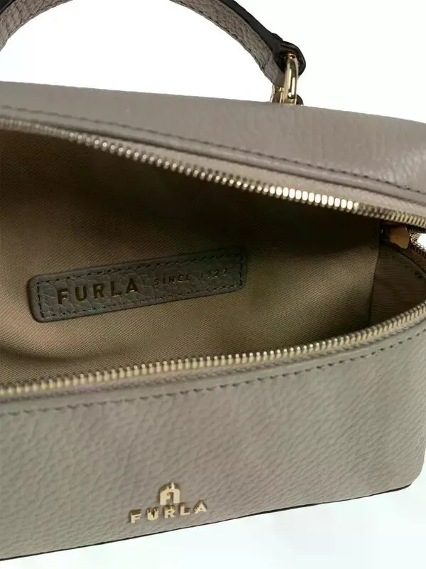 Furla Camelia Micro Leather Mini Bag - Neutrals