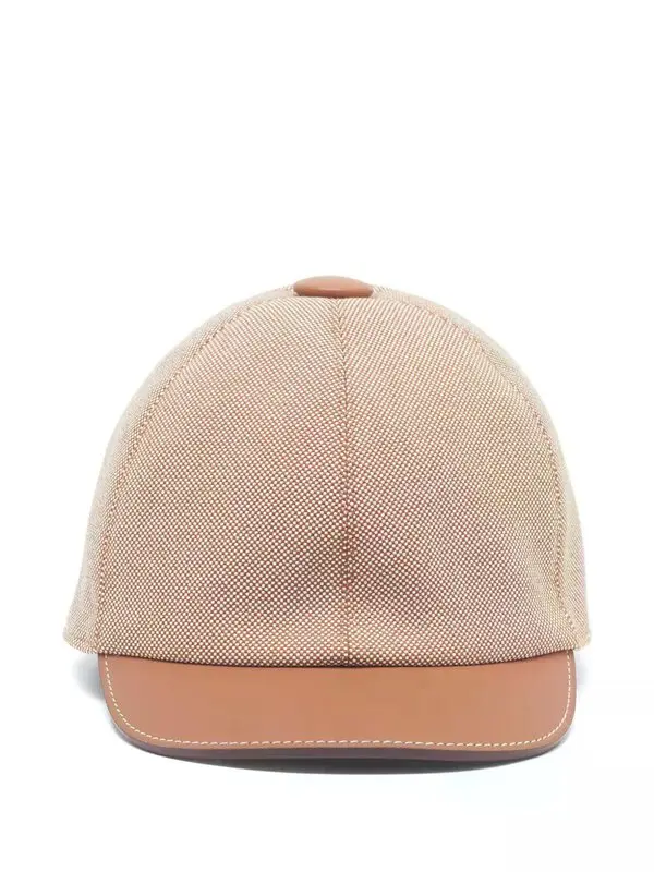 Hermès Haras Plein Air Canvas Cap - Neutrals