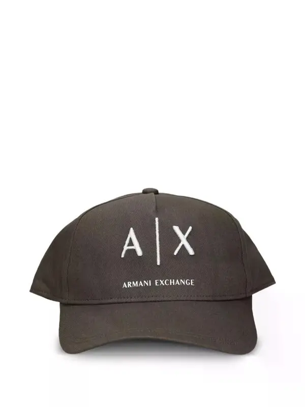 Armani Exchange Logo-embroidered Baseball Cap - Grey