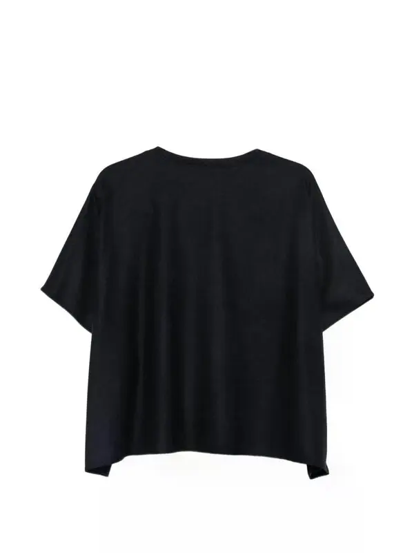 Dusan Crew Neck Flannel Top