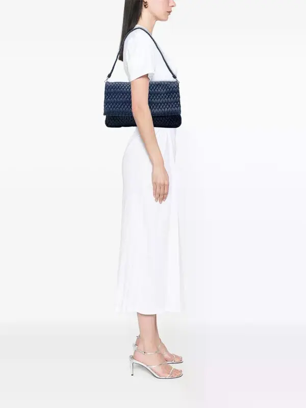 Miu Miu 2010-2026 Matelasse Nappa Crystal Chain Satchel