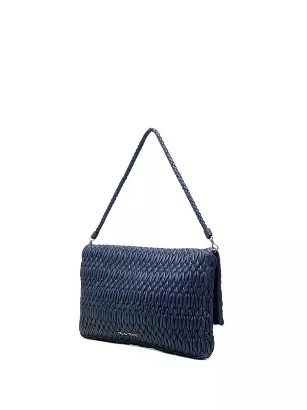Miu Miu 2010-2026 Matelasse Nappa Crystal Chain Satchel
