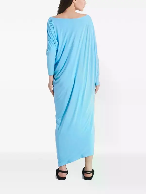 TESSITURA BODY COUTURE Draped Oversized Asymmetric Maxi Dress