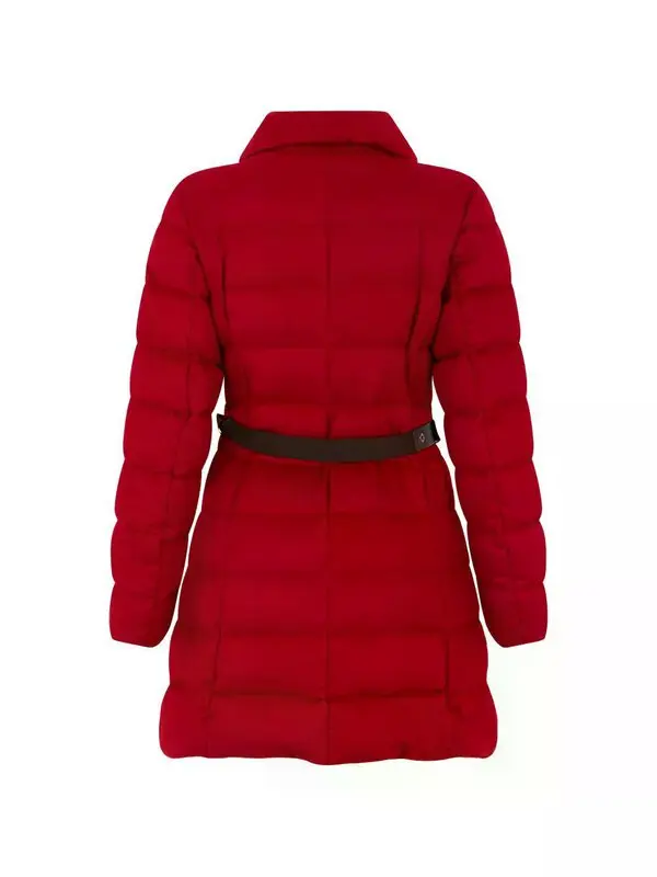 MOORER Mitria-ilw Belted Double-breasted Coat - Red