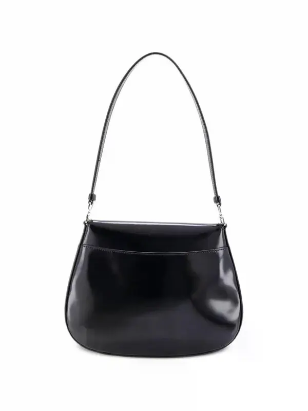 Prada Cleo Flap Shoulder Bag Spazzolato Leather Small Hobo Bag