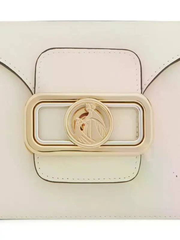 LANVIN Pencil Cat Leather Clutch Bag