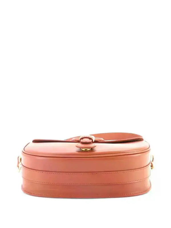 Dior Bobby Flap Bag Leather Medium Crossbody Bag - Brown