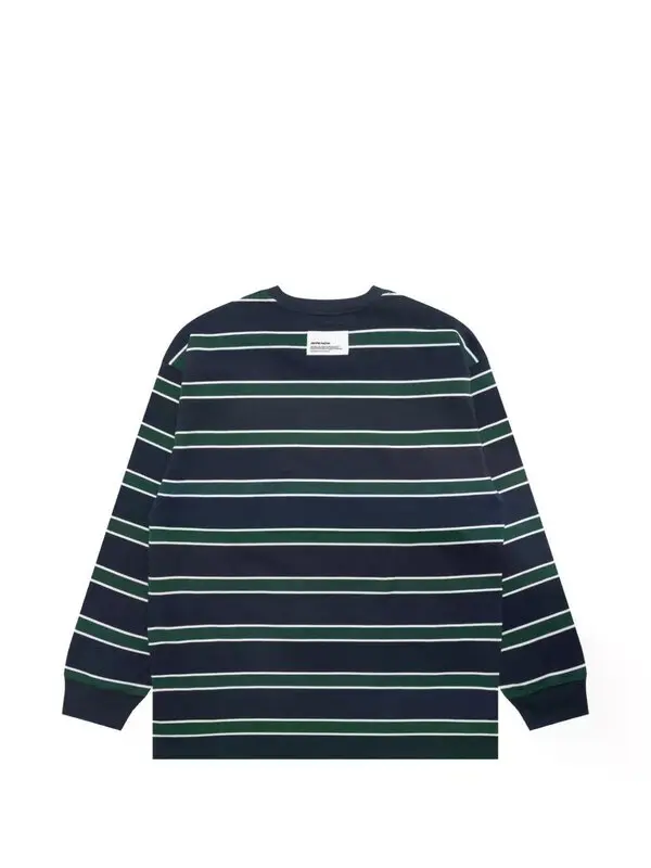 AAPE BY *A BATHING APE Striped Long-sleeve T-shirt - Blue