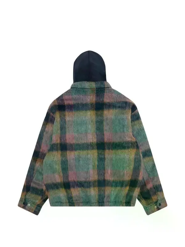 AAPE BY *A BATHING APE Check-pattern Zip-up Shirt Jacket