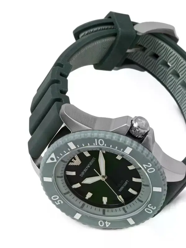 Emporio Armani World Explorer Solar-powered Watch - Green