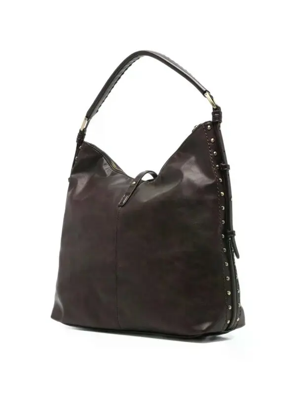 CAFÈNOIR Stud-embellished Braided-handle Tote Bag