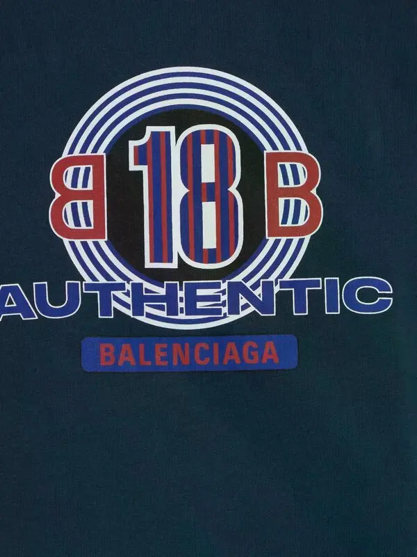 Balenciaga 2017 Bb18 Graphic Oversized T-shirt