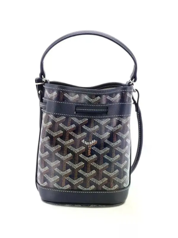 Goyard Petit Flot Coated Canvas Mini Bucket Bag