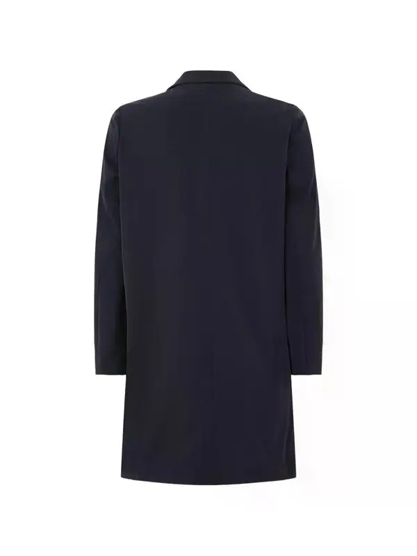 MOORER Breton-dem Lapel-collar Trench Coat