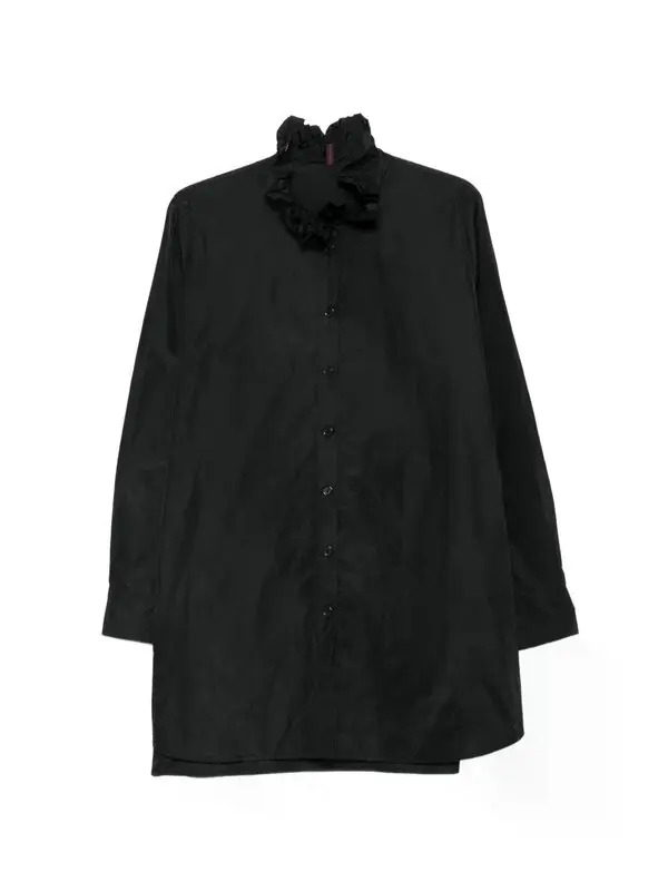 KATHARINA HOVMAN Ruffled-collar Long-sleeve Shirt