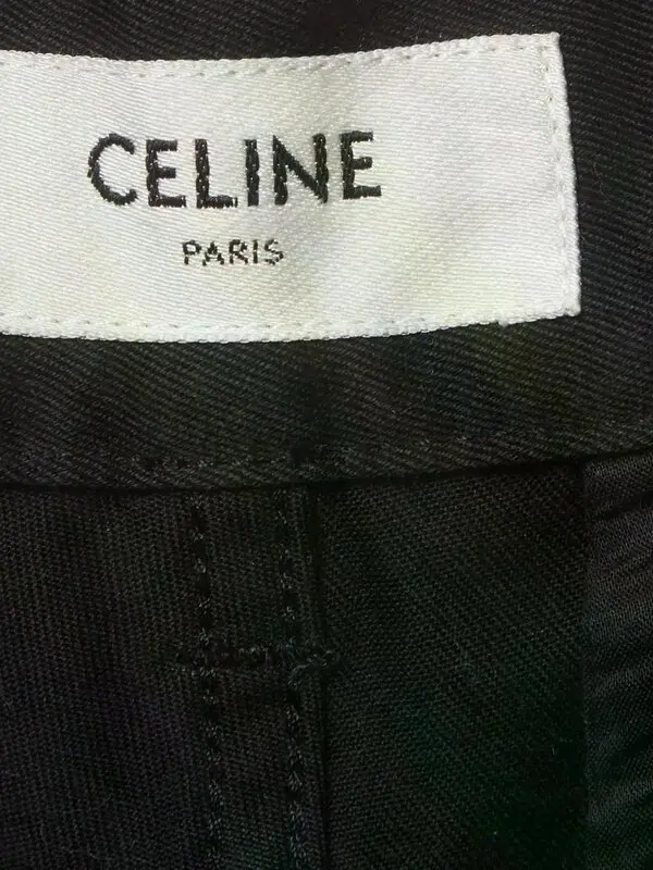 Celine Frayed Hem Cargo Shorts