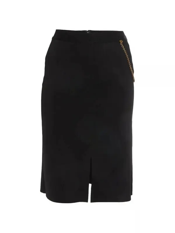 Givenchy Stretch-knit Chain-detail Midi Skirt