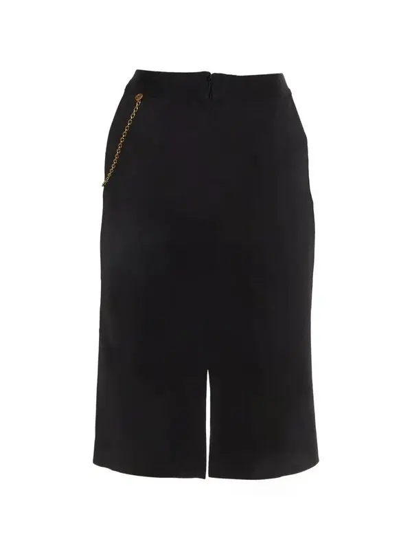 Givenchy Stretch-knit Chain-detail Midi Skirt