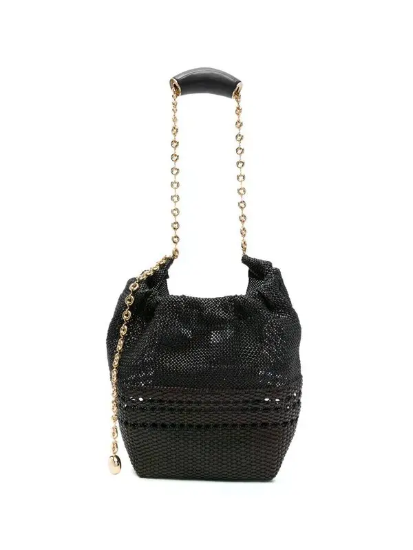 Loewe Small Squeeze Leather Shoulder Bag - Black