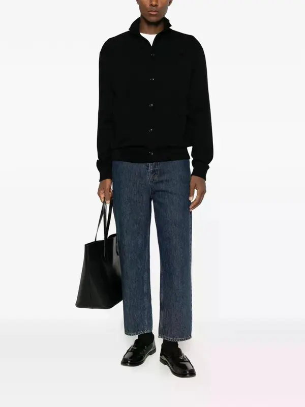 HOSIO Button-fastening Wool Cardigan