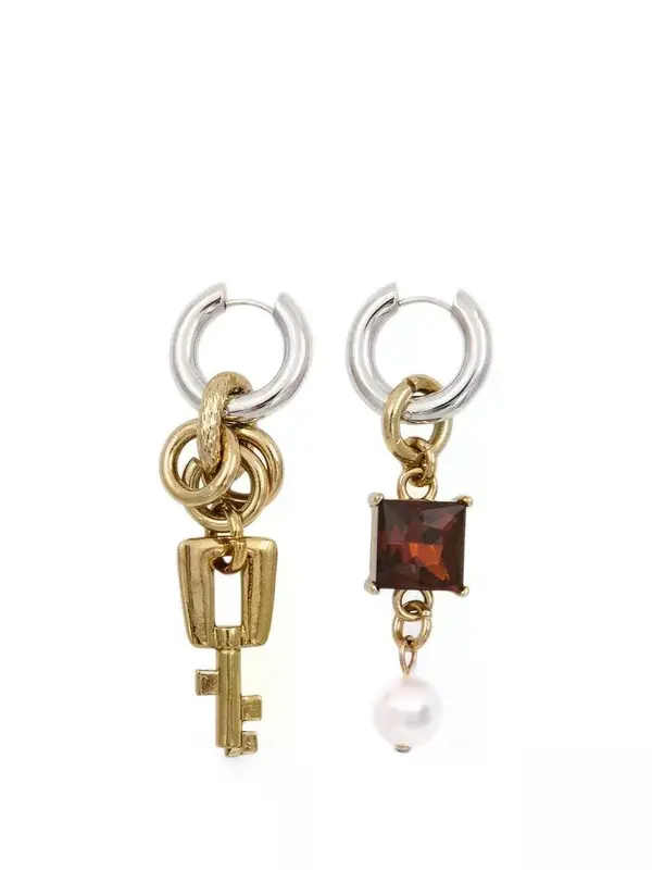 Essentiel Antwerp Kaos Asymmetric Charm Earrings