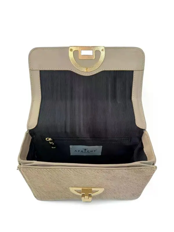 APATCHY LONDON Tilly Hair-on Leather Mini Bag