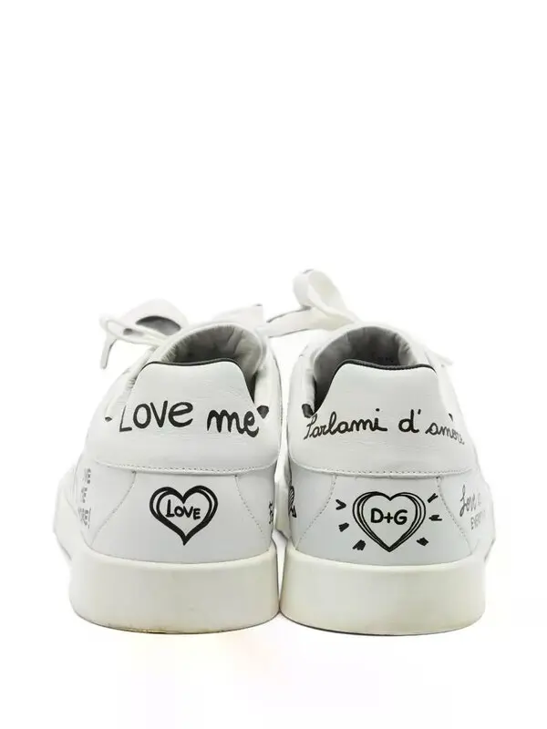 Dolce & Gabbana Portofino Graffiti Sneakers