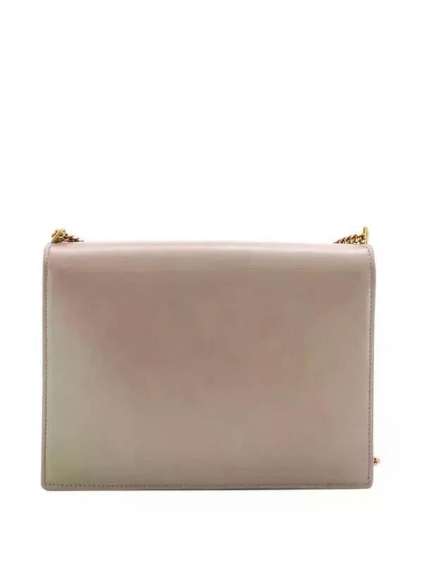 Saint Laurent Cassandra Chain Shoulder Bag Leather Small Crossbody Bag - Grey
