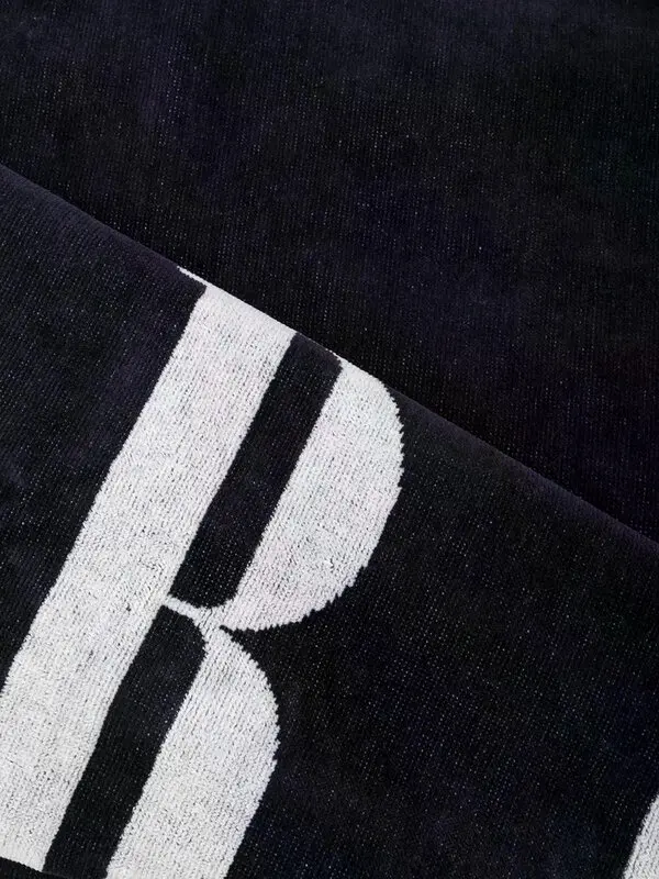 Amiri Logo-print Beach Towel - Blue