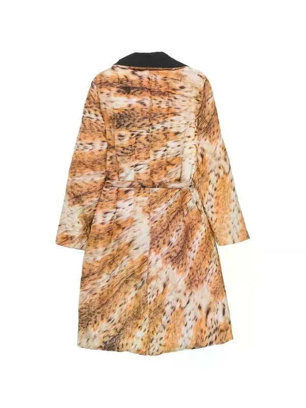 Roberto Cavalli 2000s Reversible Animal-print Coat