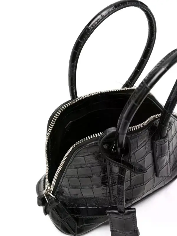 Attico Mini Sant Ambroeus Croc-effect Tote Bag