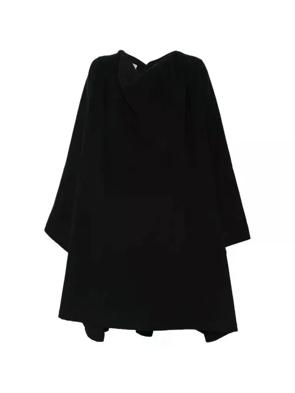 Yohji Yamamoto 1990s Draped Button-up Coat