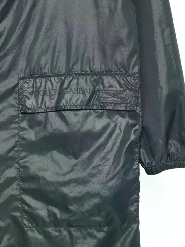 Dolce & Gabbana 2000s Hooded Logo-print Raincoat