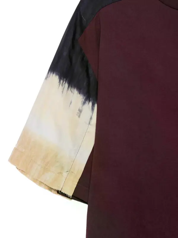 TOGA VIRILIS Tie-dye Panelled T-shirt