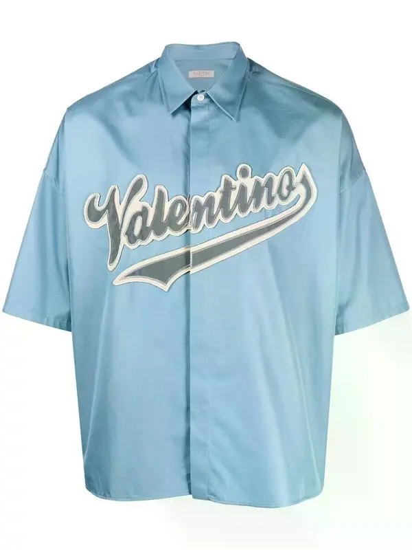 Valentino Garavani Logo-patch Bowling Shirt