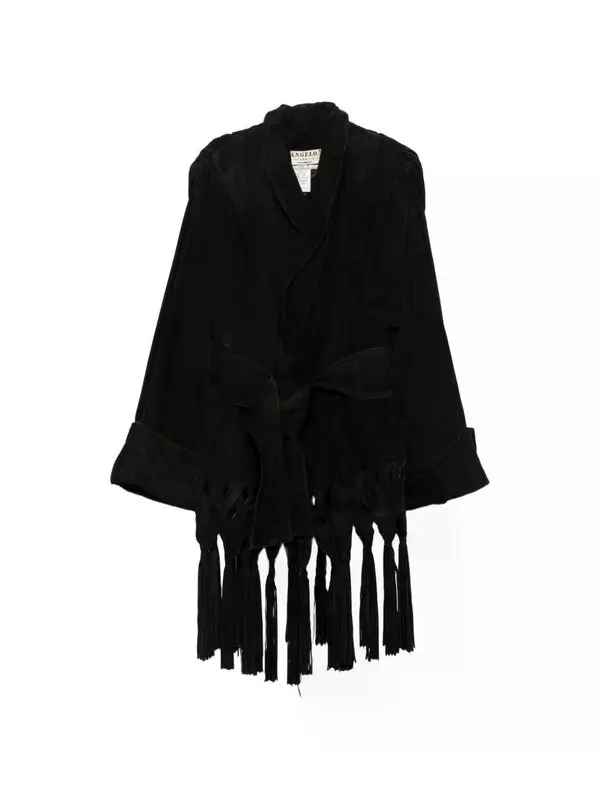 A.N.G.E.L.O. VINTAGE CULT 1980s Fringed Belted Jacket