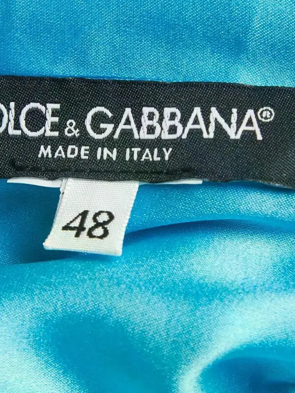 Dolce & Gabbana Floral-print Ruffled Midi Dress