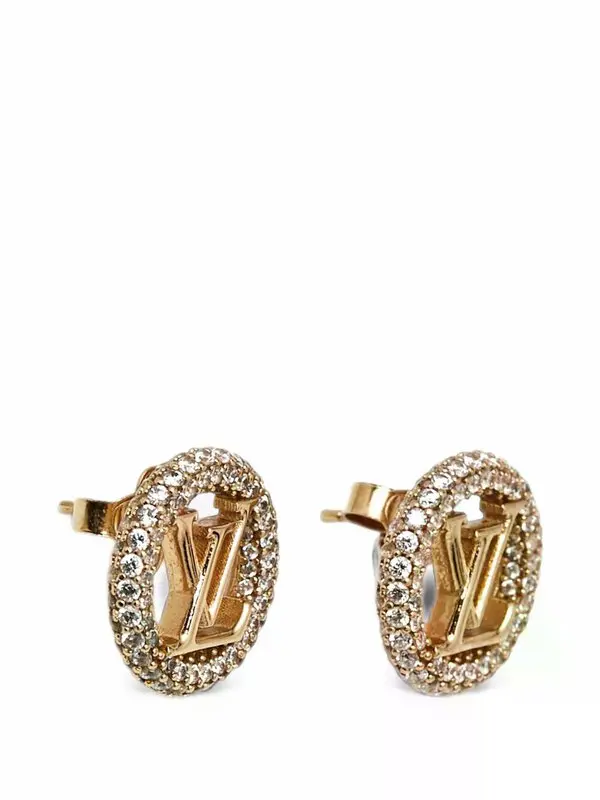 LOUIS VUITTON Louise Night Crystal Earrings