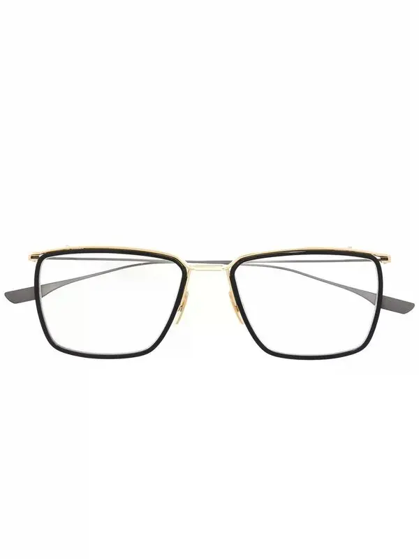 Dita Square-frame Two-tone Glasses - Black