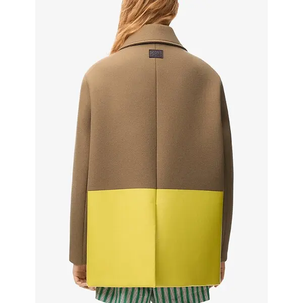 Loewe Contrast Long-sleeve Wool Jacket